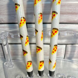 Pizza Pens | Glitter Pens | Gel Pens - Etsy