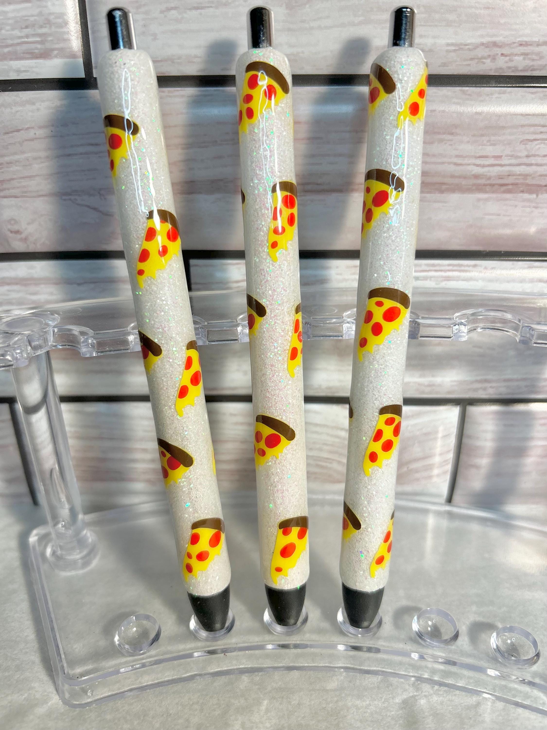 Pizza Pens Glitter Pens Gel Pens - Etsy
