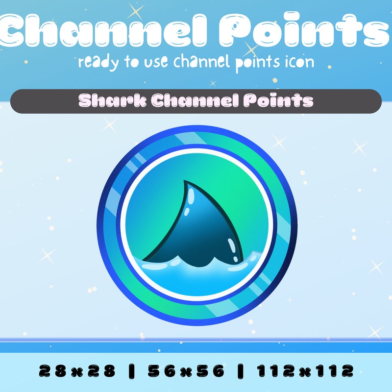 Twitch Shark Channel Points - Etsy