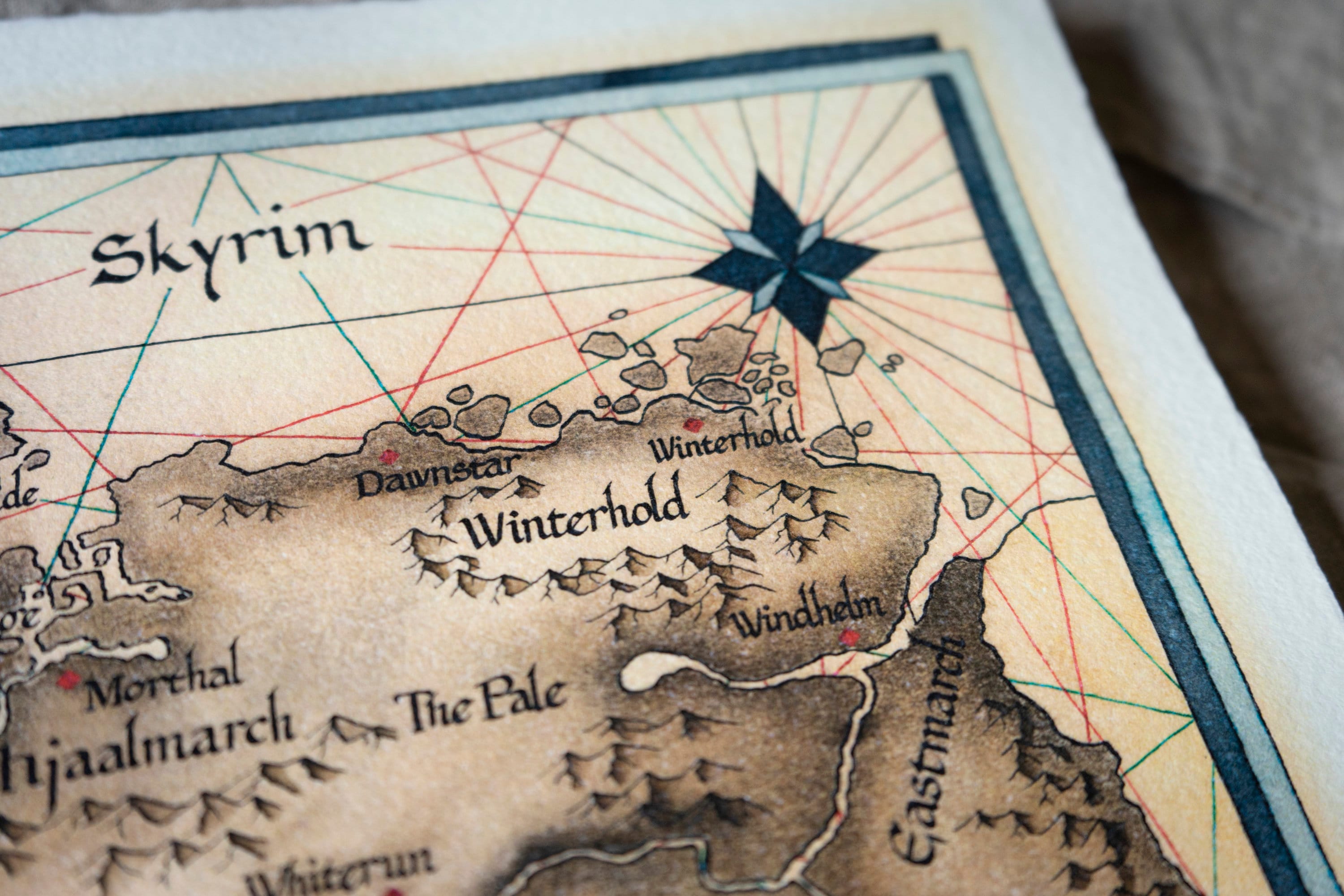 The Elder Scrolls Maps Set Vvardenfell Cyrodiil and Skyrim - Etsy