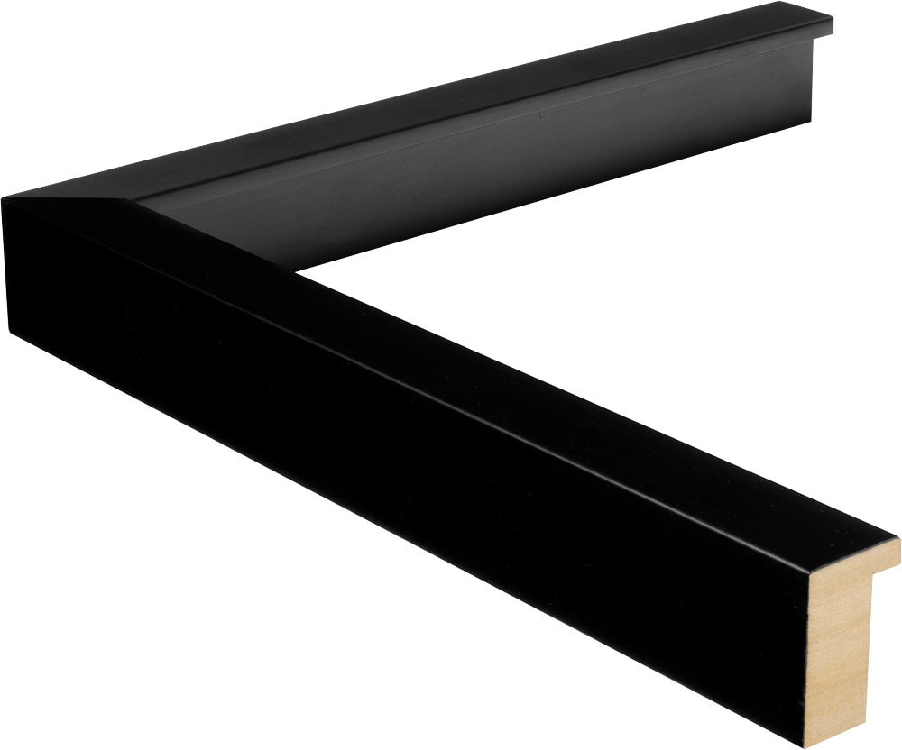 Contemporary Modern, 3/4 Inch Wide, Black Picture Frame, Picture Frames ...