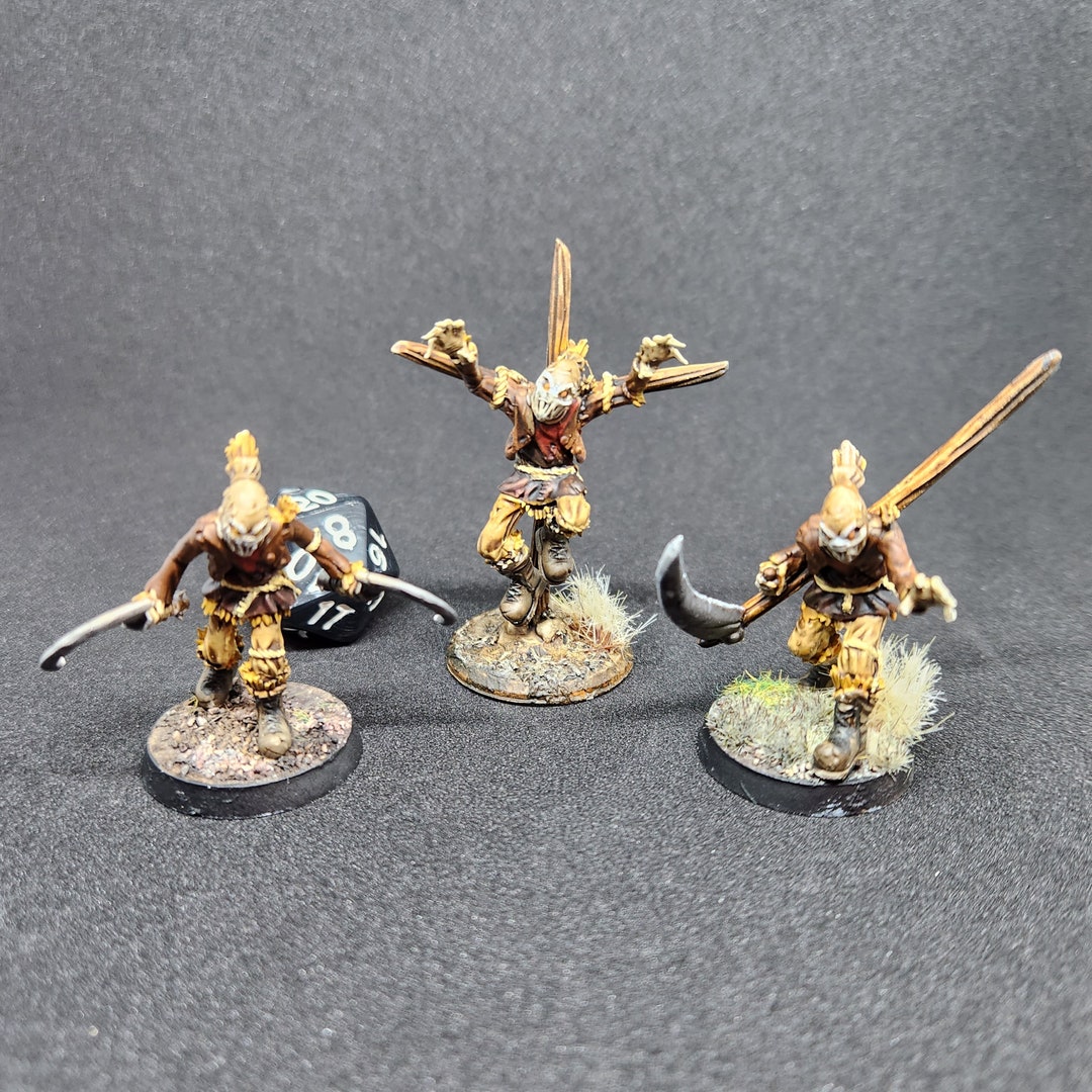 Scarecrow Miniatures - Painted, Sculpt by Tytan Troll Miniatures - Etsy