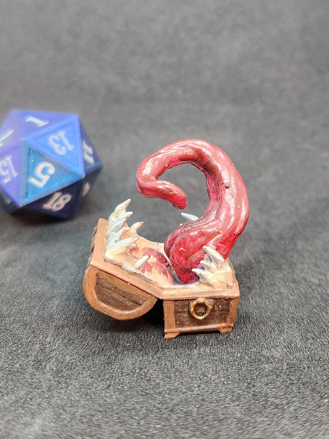 Hand-painted Treasure Chest Mimic | Dnd Miniature - Etsy