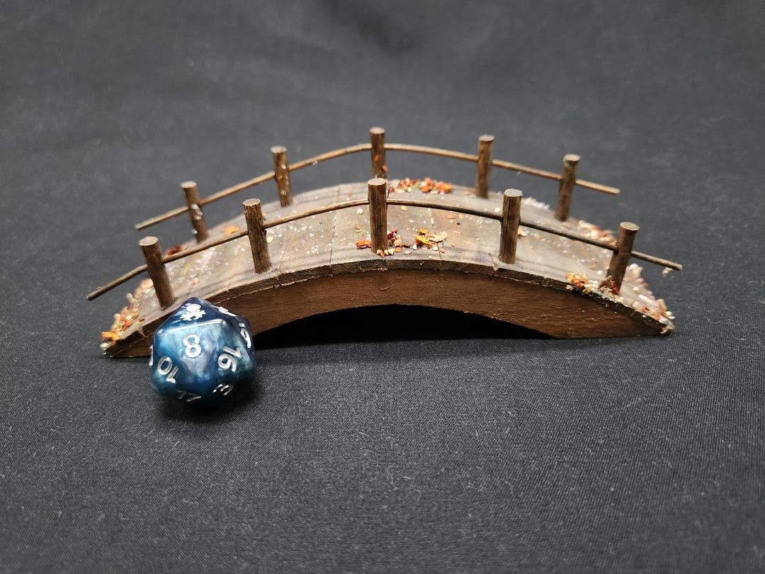 Wooden Bridge: Dnd Dungeons and Dragons Terrain (6" X 2") - Etsy