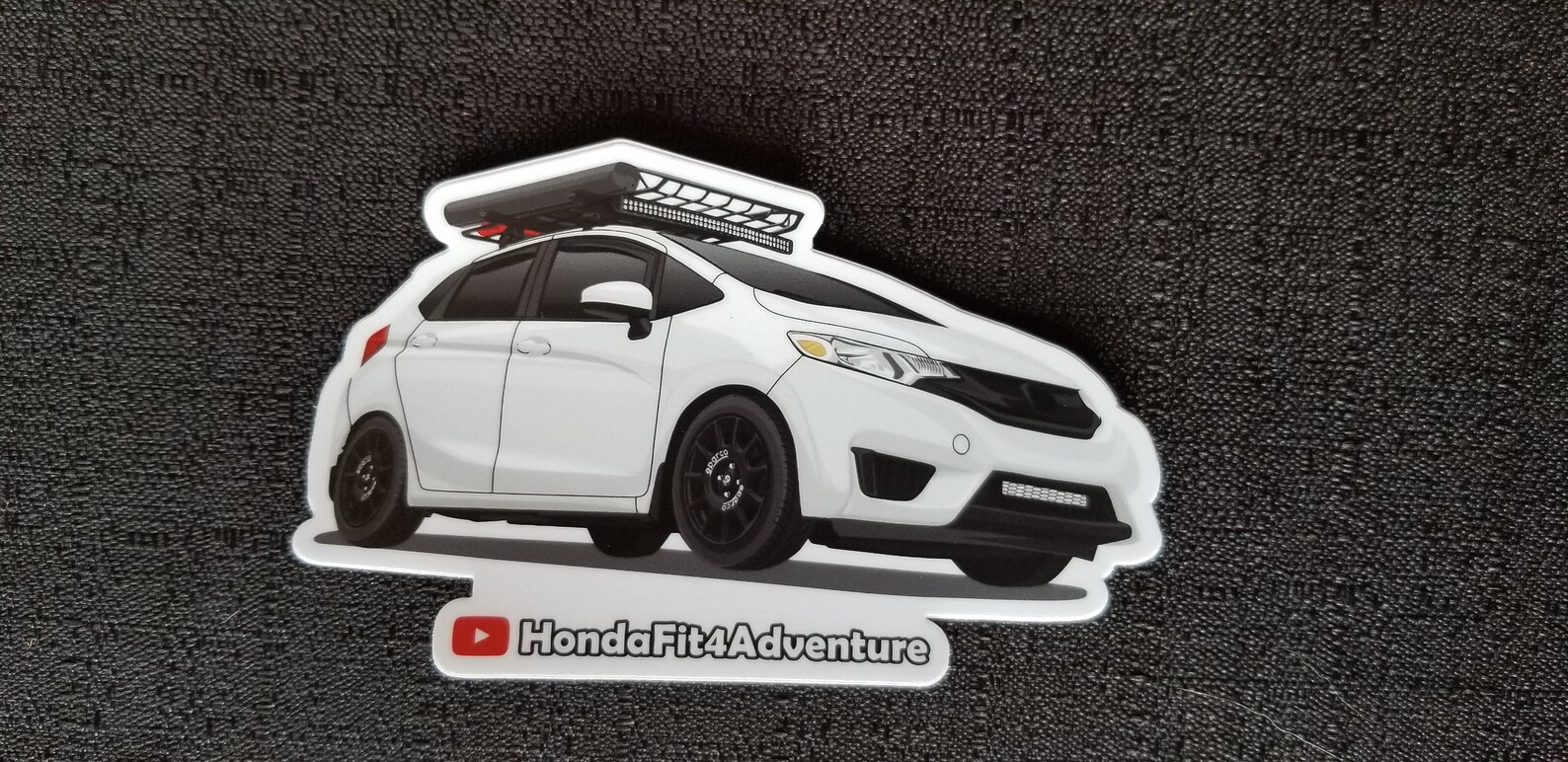 Hondafit4adventure Car Sticker - Honda Fit Jazz GK5 - Youtube - Great ...