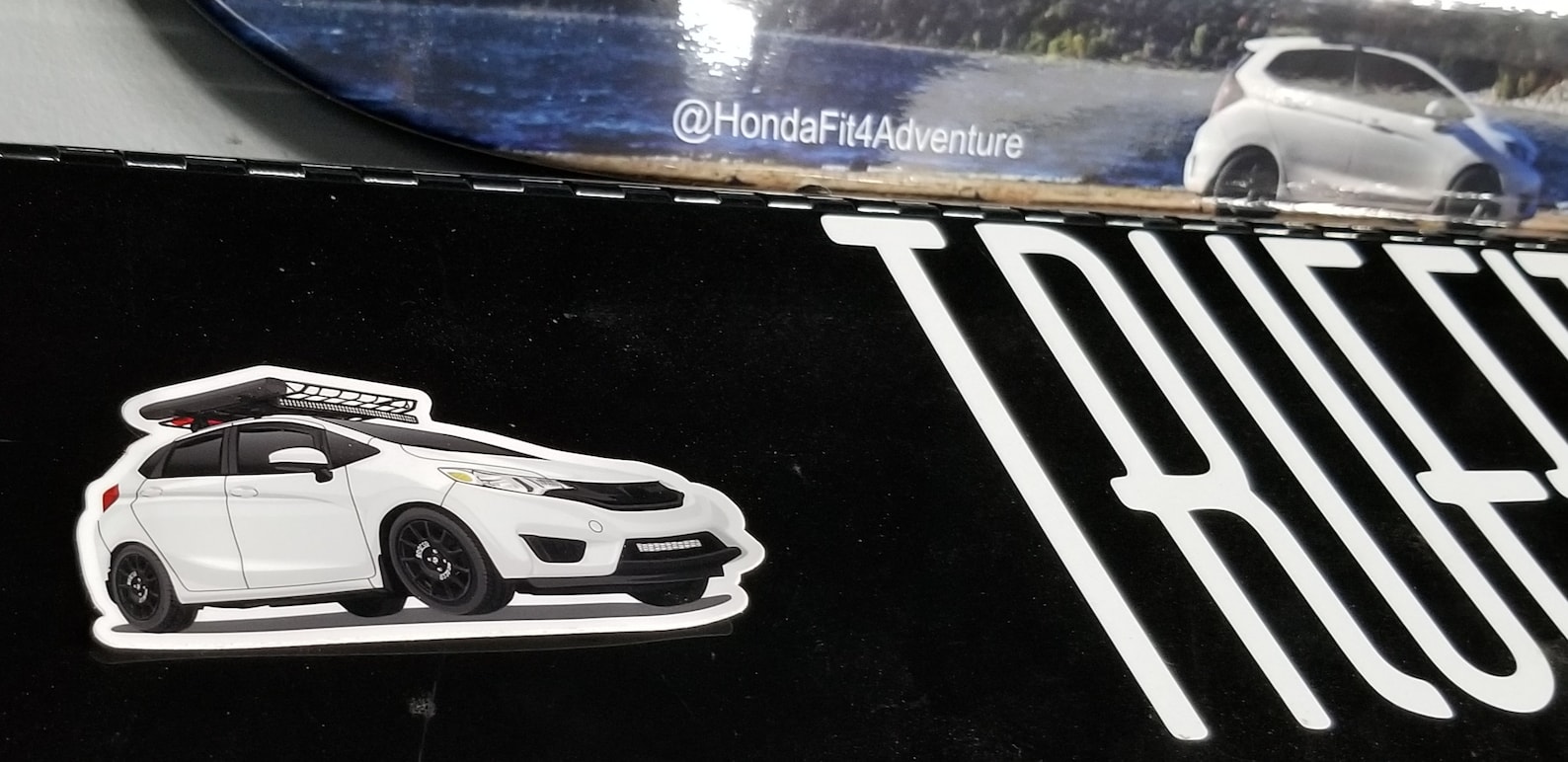 Hondafit4adventure Car Sticker - Honda Fit Jazz GK5 - Youtube - Great ...