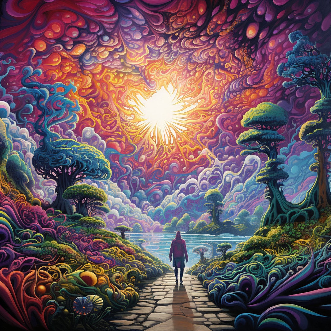 Trippy Painting - AI Generated Art - Instant Download - Etsy