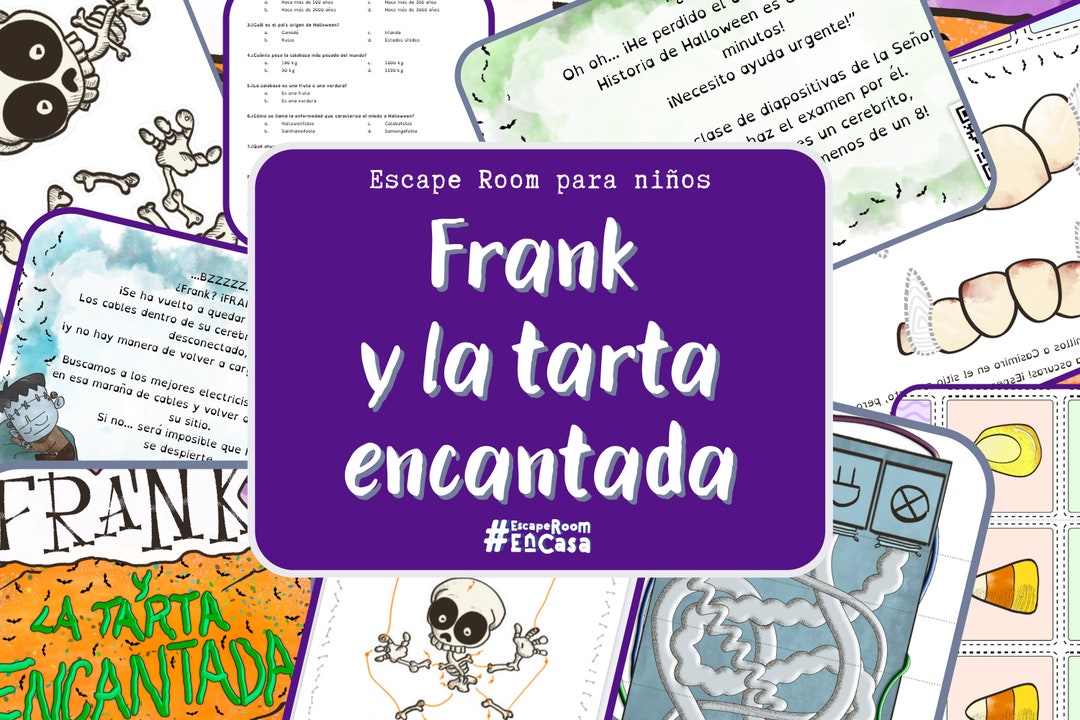 Frank and the Haunted Pie Printable Escape Room for Kids at Home ...
