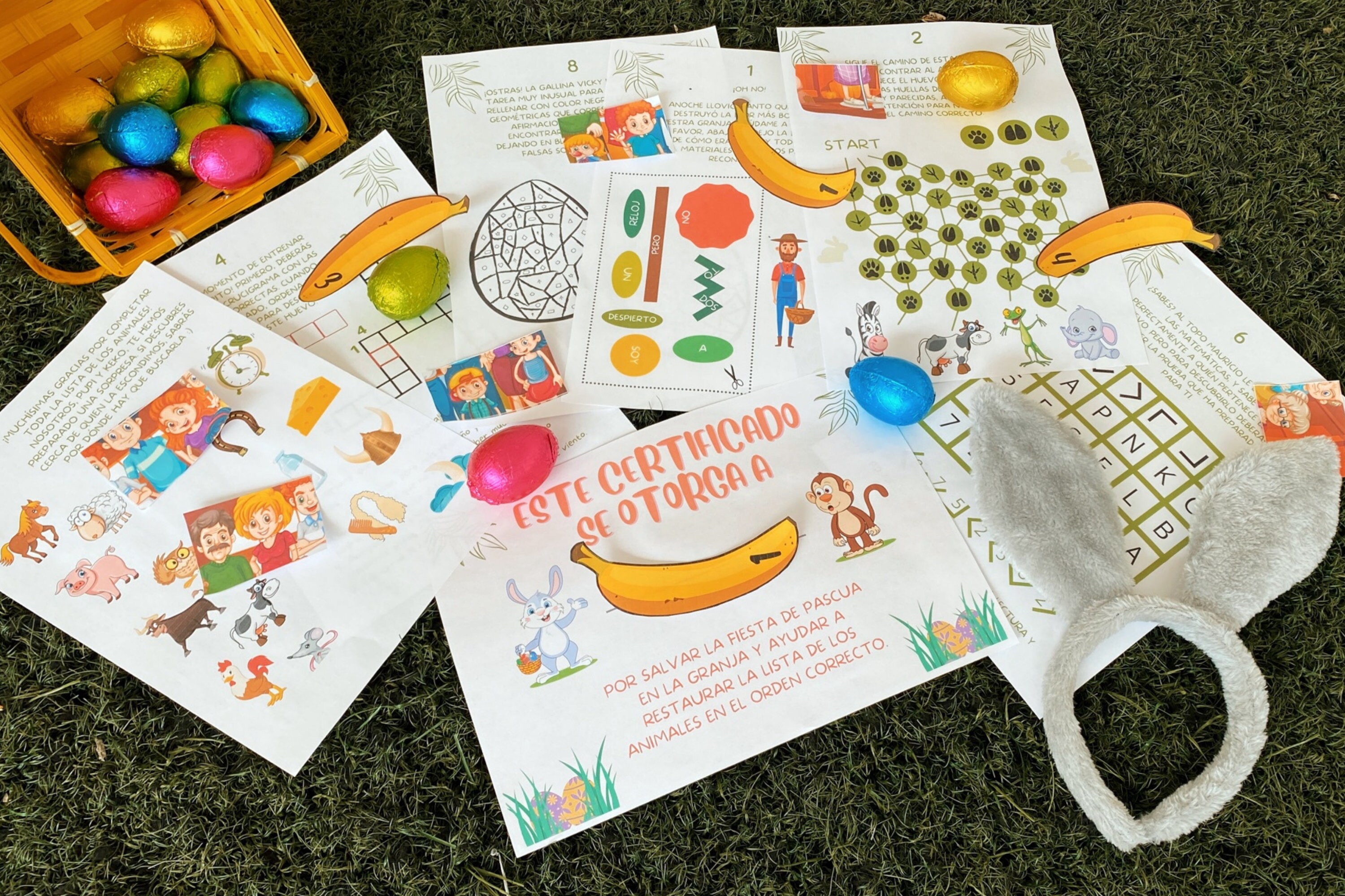 Easter Game Printable Escape Room for Kids Egg Hunt - Etsy
