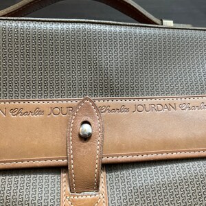 Vintage Designer “charles Jourdan” Briefcase Attache - Etsy