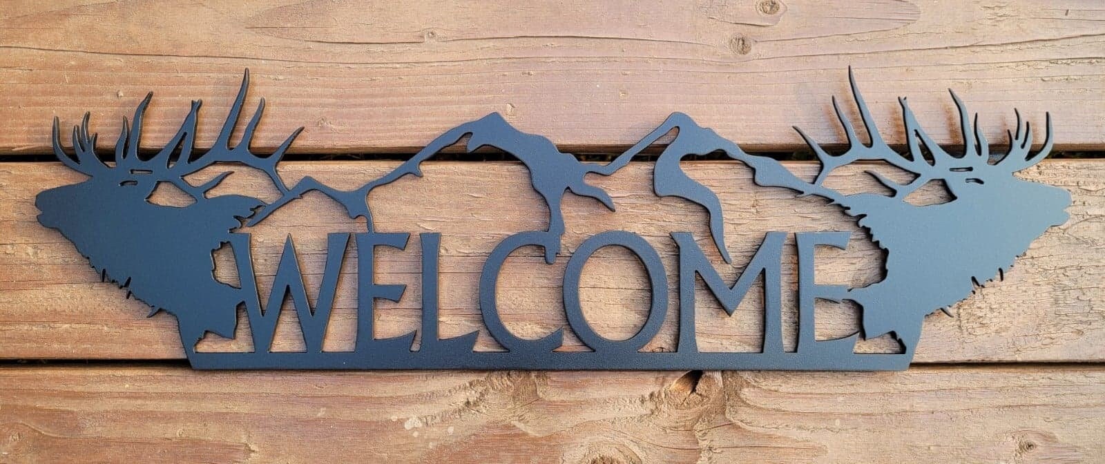 Plasma Cut Elk Welcome Sign - Etsy