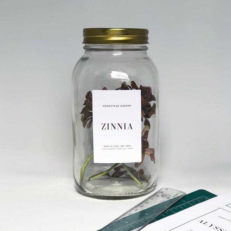 Printable Seeds and Bulbs Saving Labels Template Home Pantry Organize ...