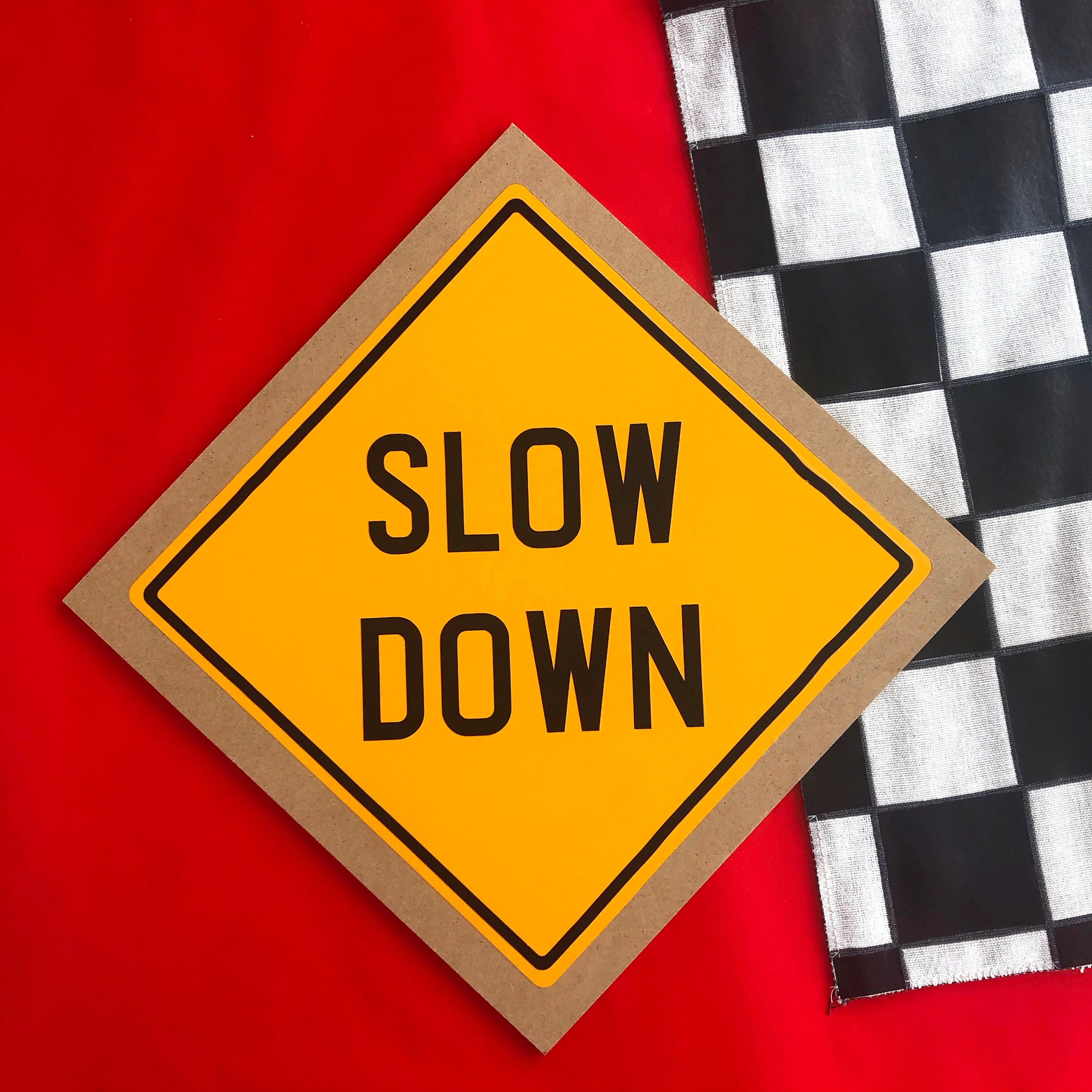 Set of 3 Race Birthday Road Signs Speed Limit Customize Age - Etsy
