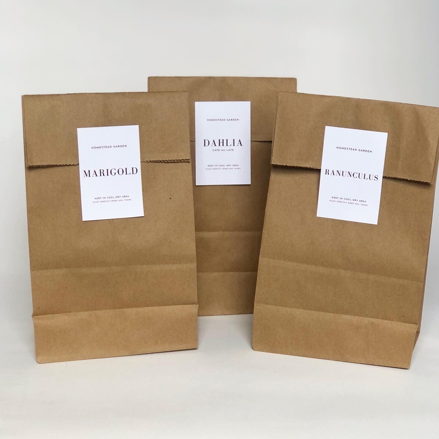 Printable Seeds and Bulbs Saving Labels Template Editable on - Etsy