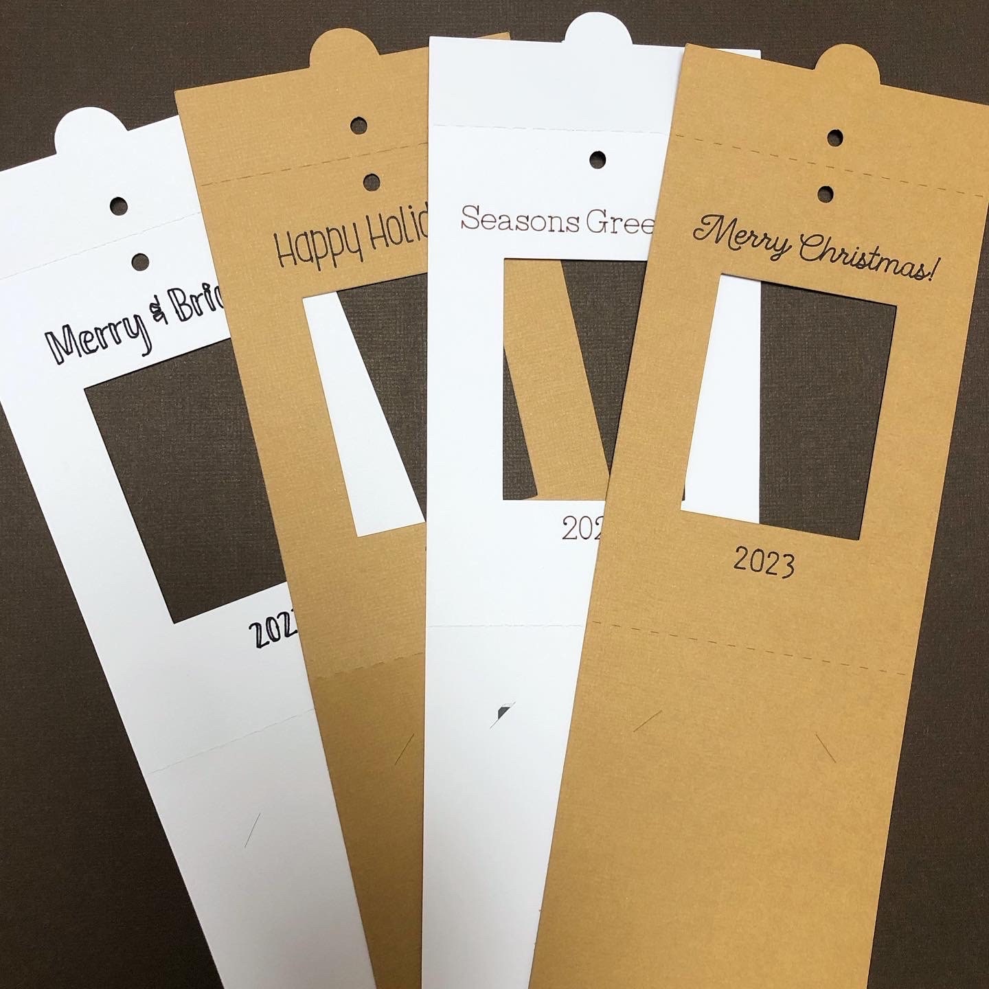 Cricut Joy Instax Photo Card Tree Ornament Christmas Holiday Template ...