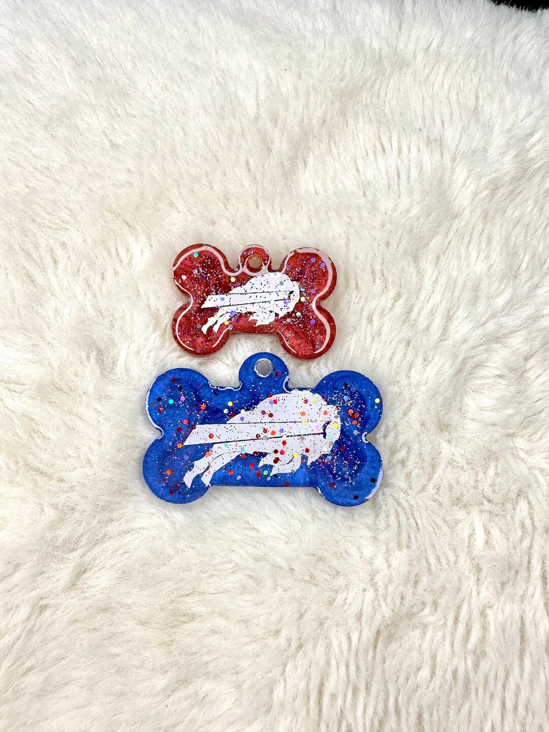 Buffalo Bills Dog Tag Customizable Name Resin Tag Pet ID - Etsy