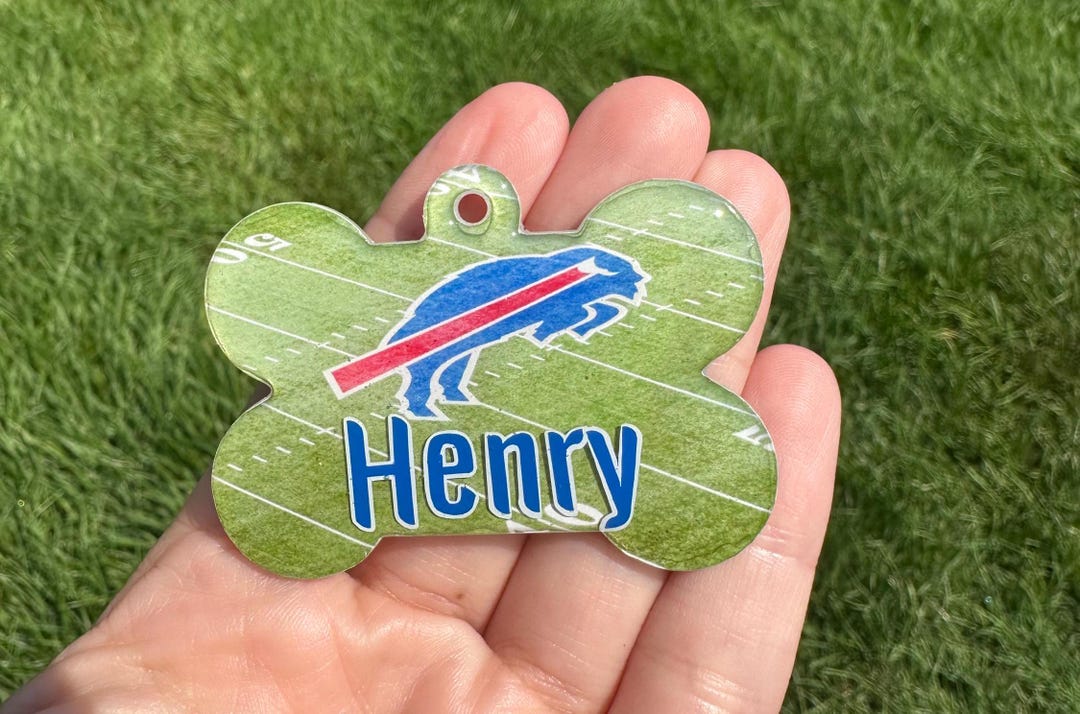Buffalo Bills Dog Tag, Bills Tag, Custom Dog Tag, Bills Mafia, Lets Go ...