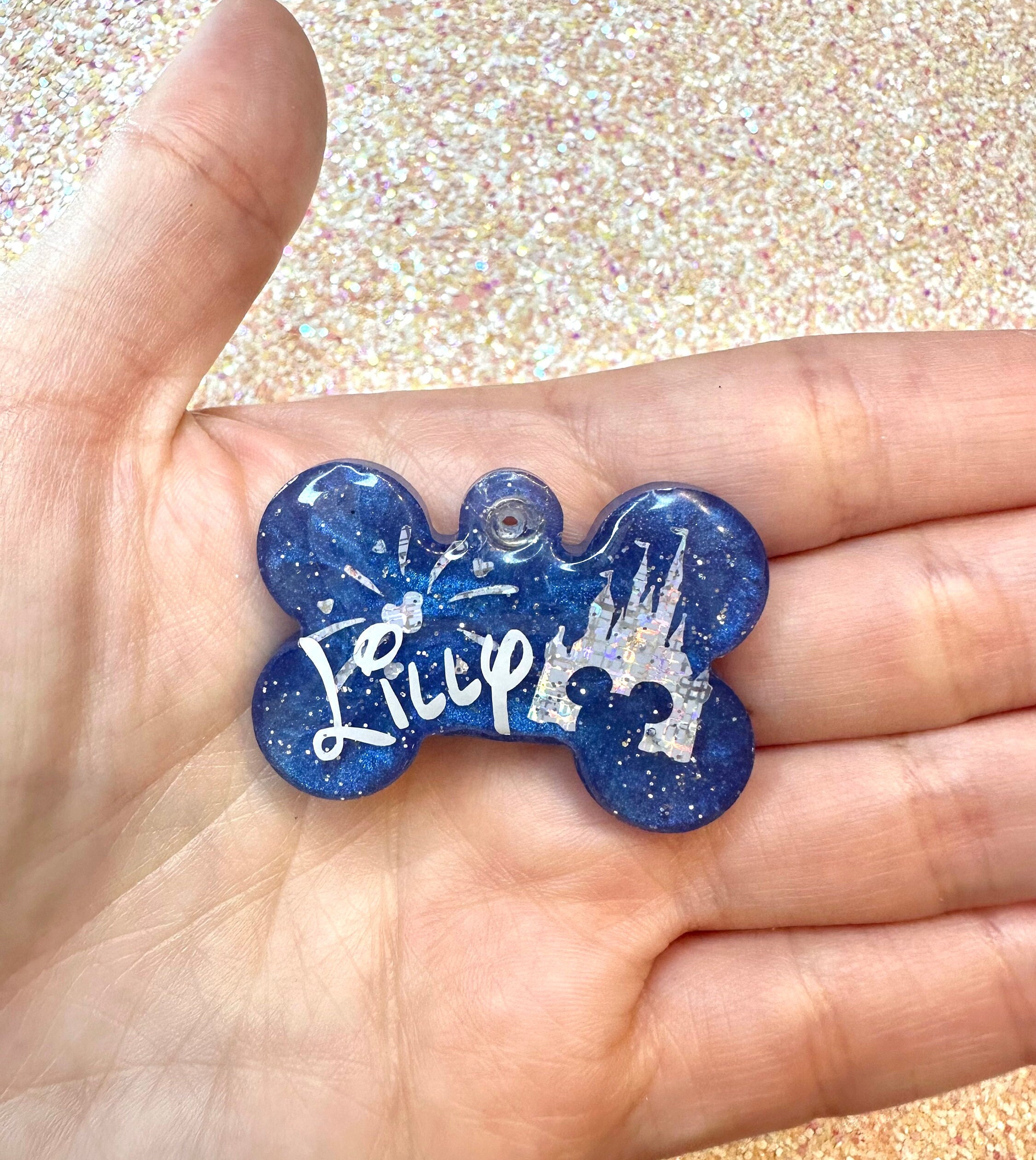 Disney Dog Tag, Customizable, Resin Tags, Pet ID Tag, Magical, Disney ...