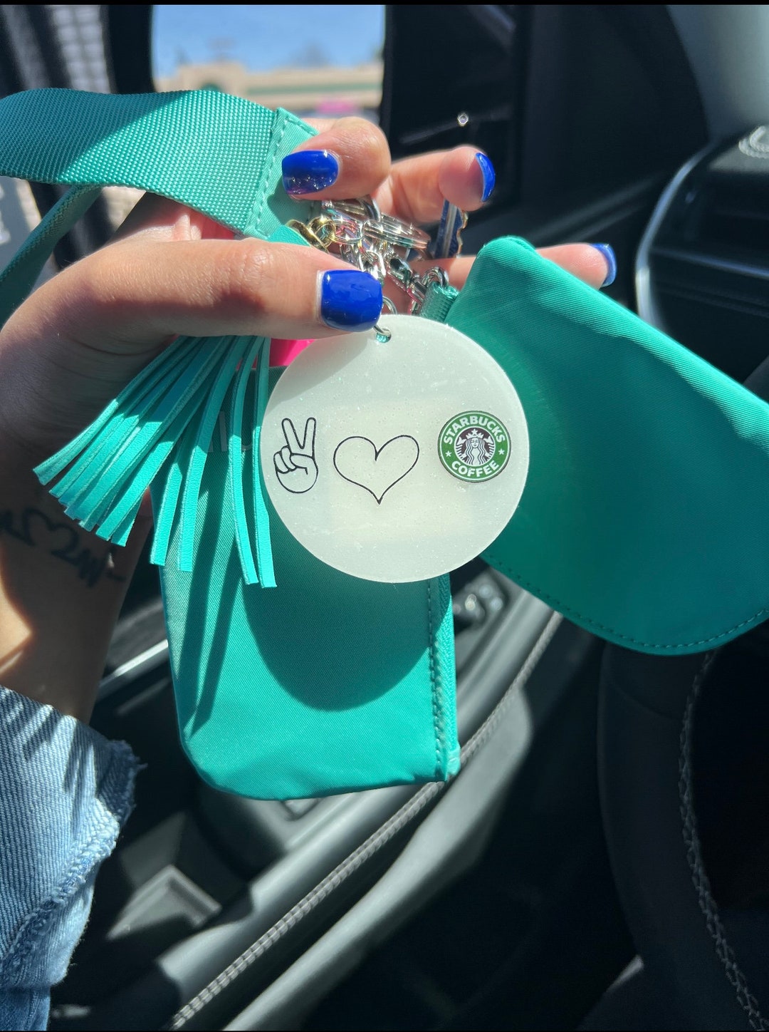 Starbucks Rewards Keychain, QR Code Keychain, Rewards, Custom ...