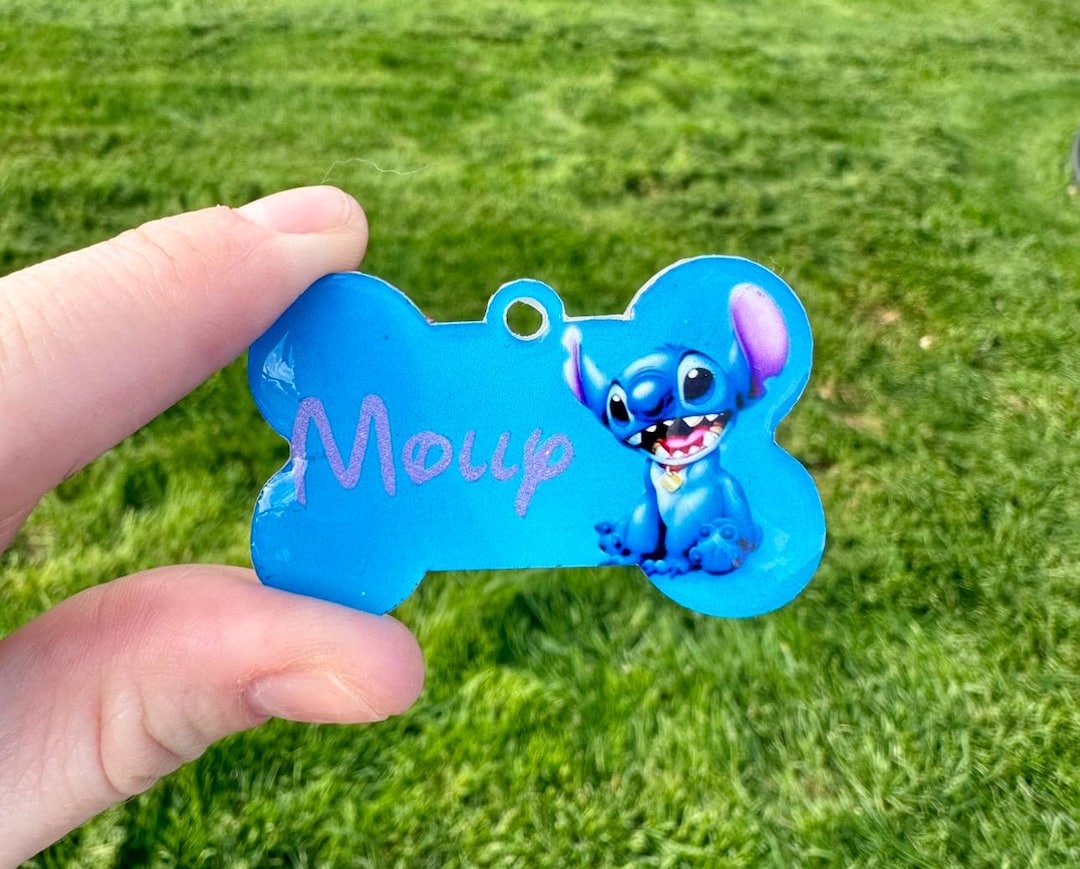 Lilo and Stitch Dog Tag, Lilo and Sitch, Disney, Custom Dog Tag, - Etsy