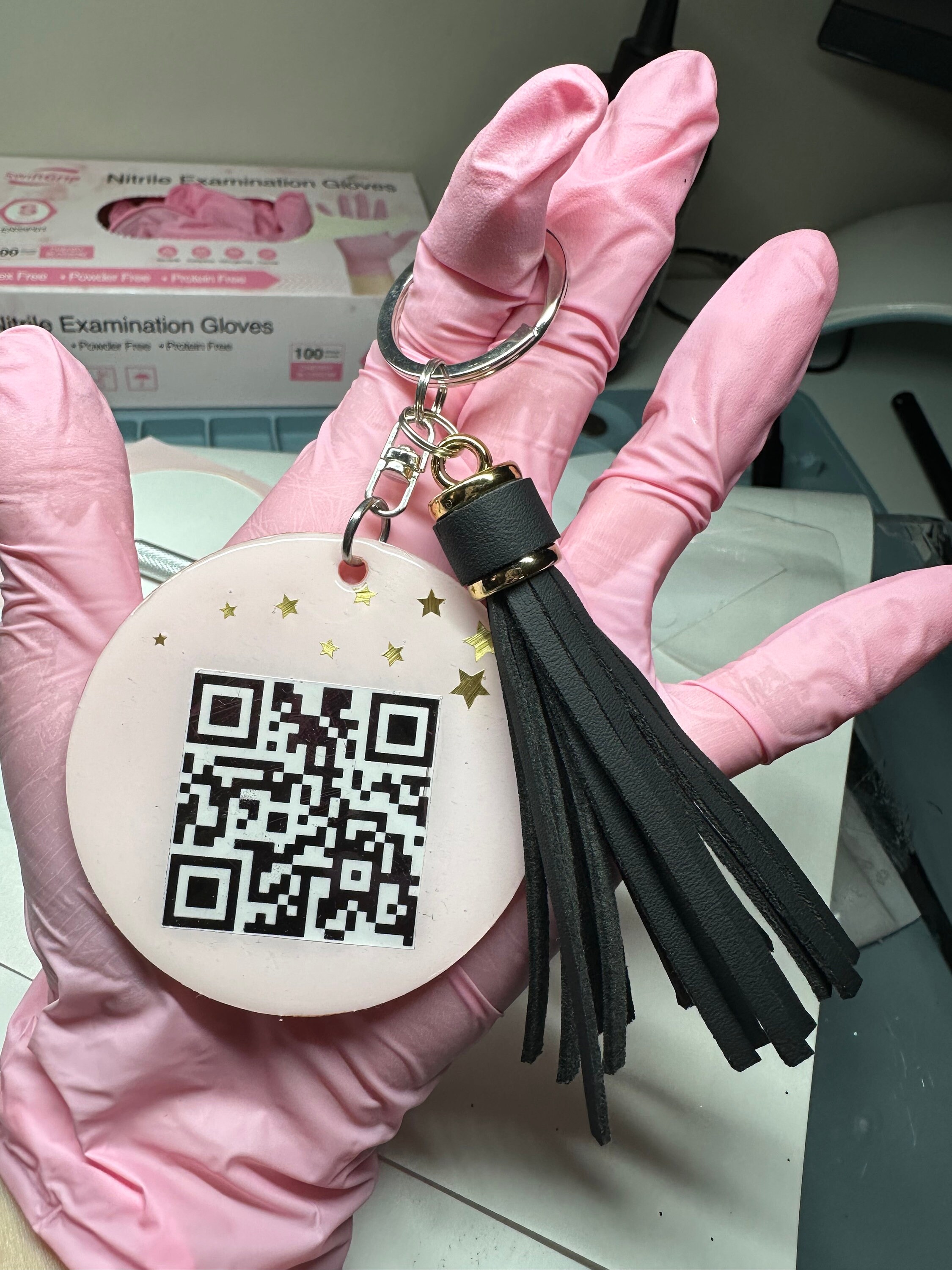 Starbucks Rewards Keychain, QR Code Keychain, Rewards, Custom ...