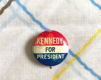 John F Kennedy Button - Etsy