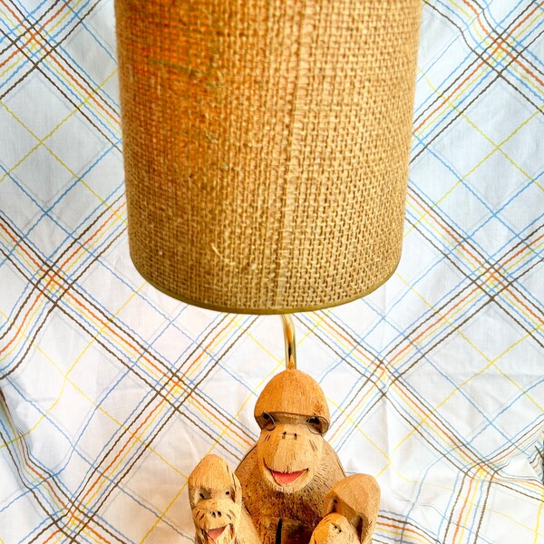 Monkey Lamp - Etsy