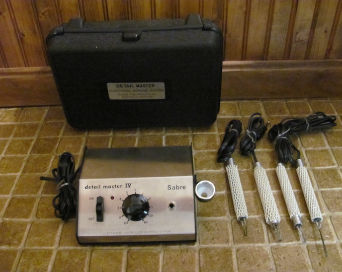 Detail Master Sabre IV Electronic Wood Burning Pyrography System With 4 ...