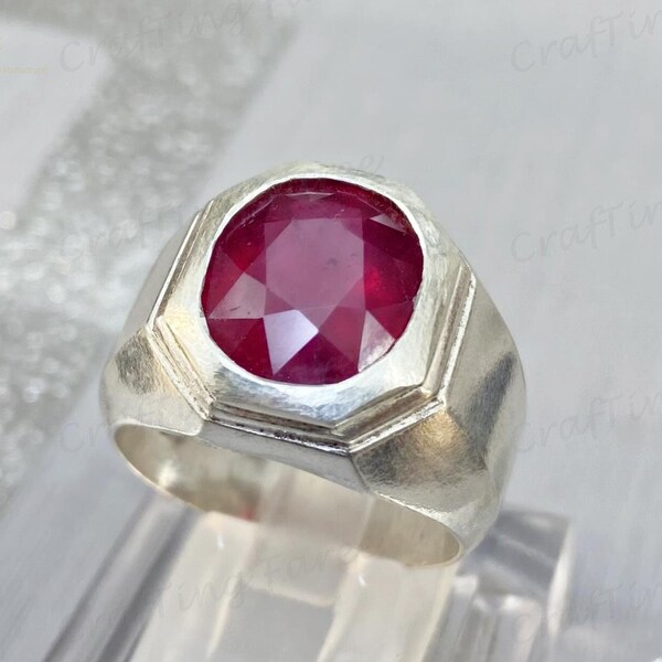Burmese Ruby Engagement Ring - Etsy