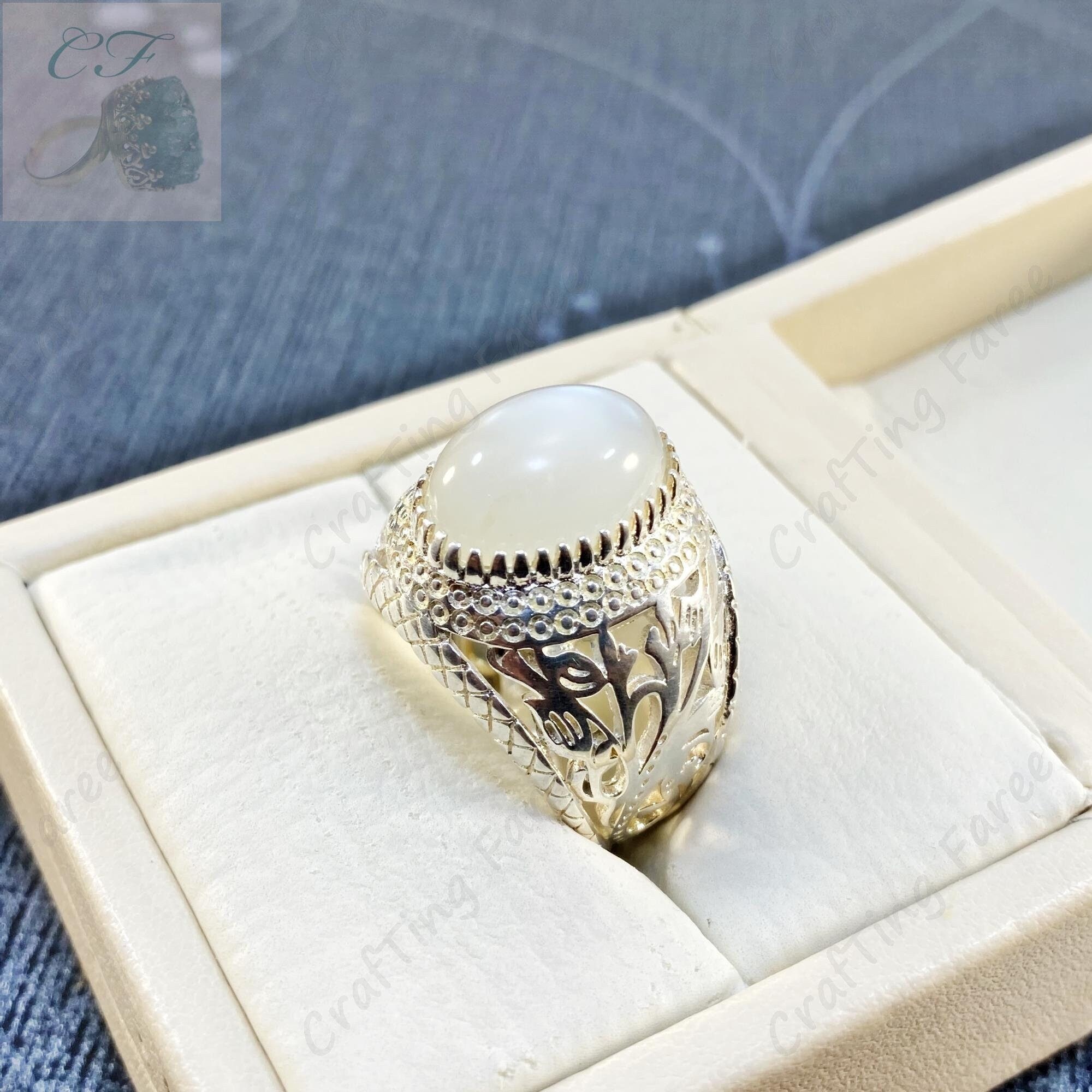 Natural Dur Al Najaf Stone Ring Dur E Najaf Ring Najaf Stone - Etsy
