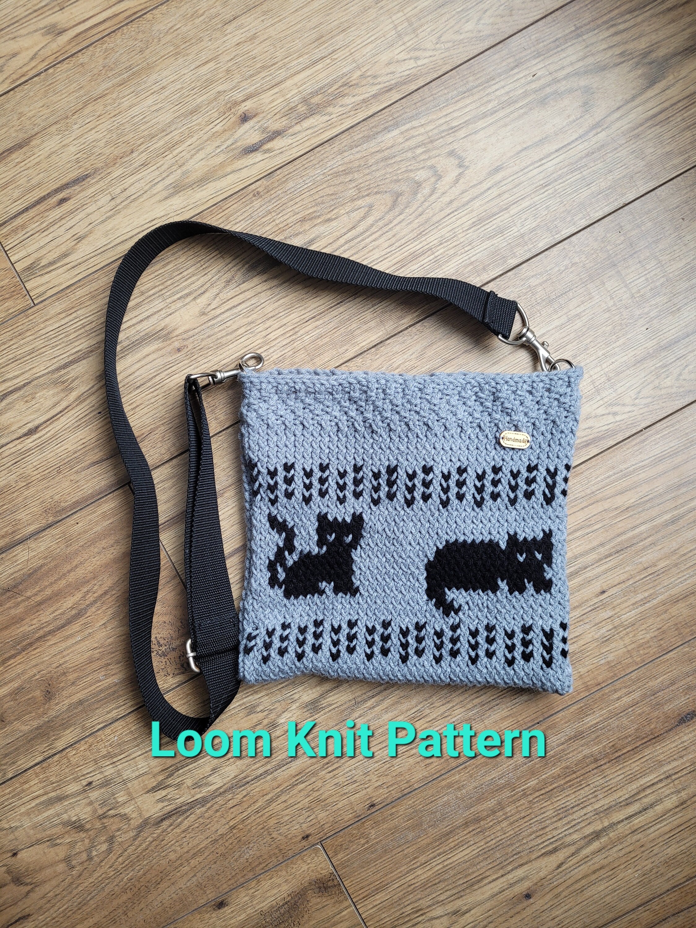 Cat Purse Loom Knit PATTERN Small Gauge Loom DIGITAL - Etsy