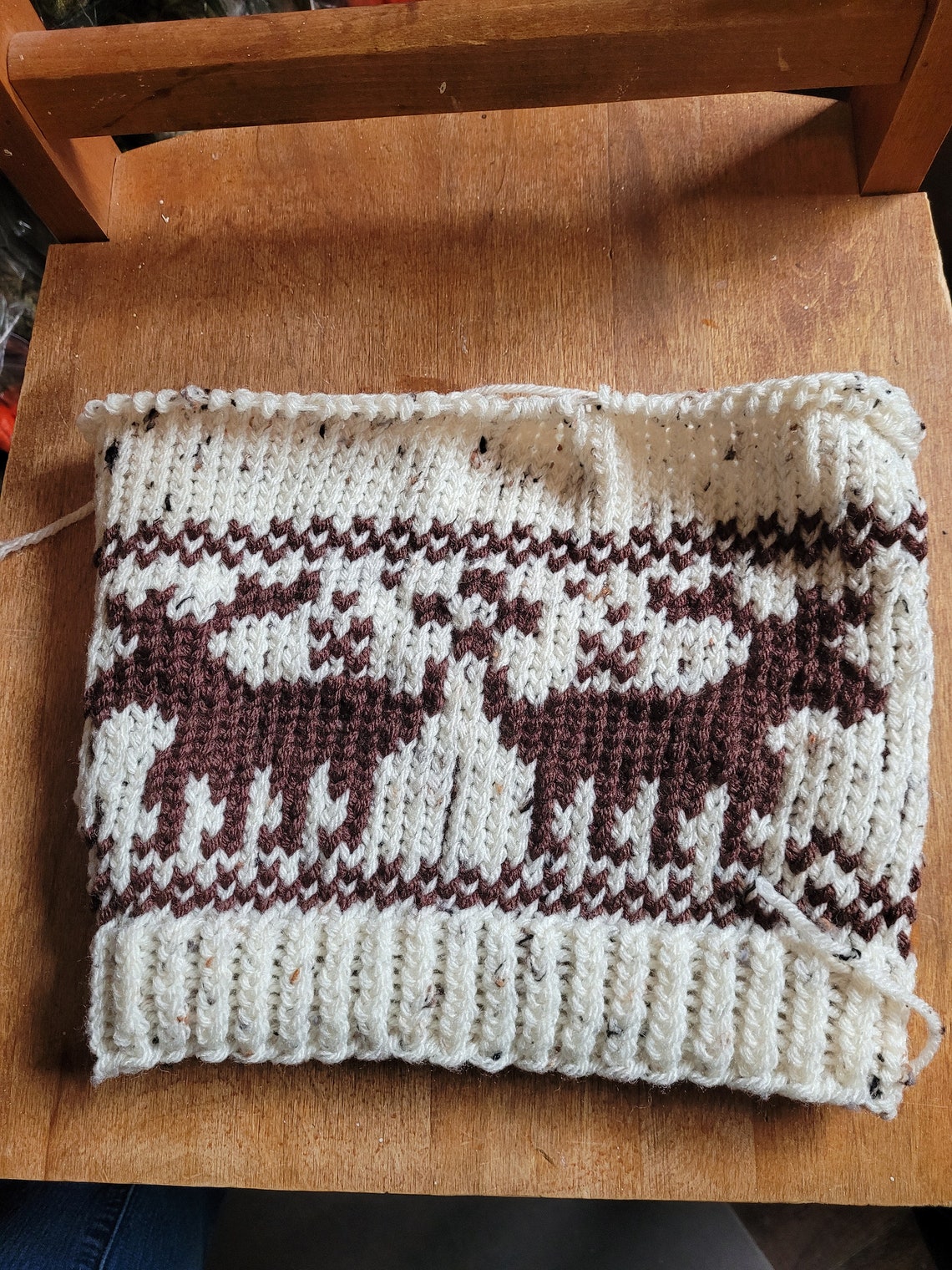 Moose Hat Loom Knit Pattern - Etsy