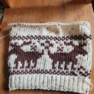 Moose Hat - Loom Knit Pattern - Etsy