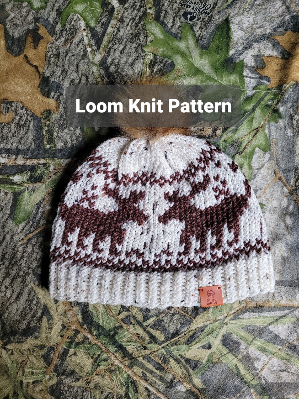 Moose Hat Loom Knit Pattern - Etsy