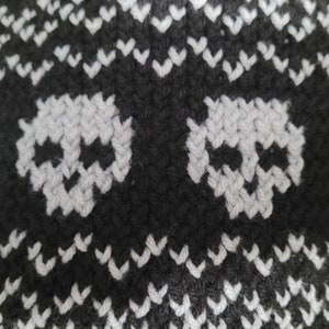 Skull Purse - Loom Knit PATTERN 3/8" Gauge Loom - Etsy