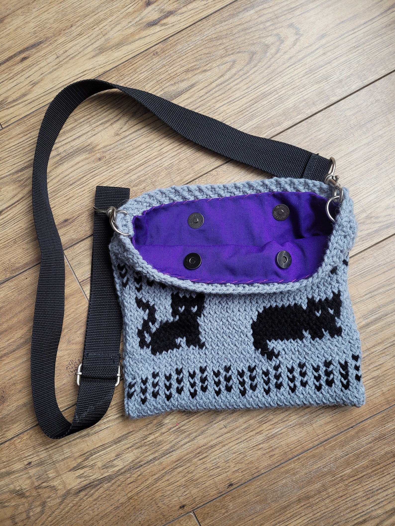Cat Purse - Loom Knit PATTERN - Small Gauge Loom - DIGITAL DOWNLOAD - Etsy