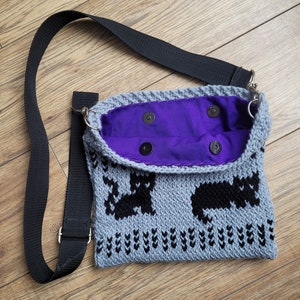 Cat Purse - Loom Knit PATTERN - Small Gauge Loom - DIGITAL DOWNLOAD - Etsy