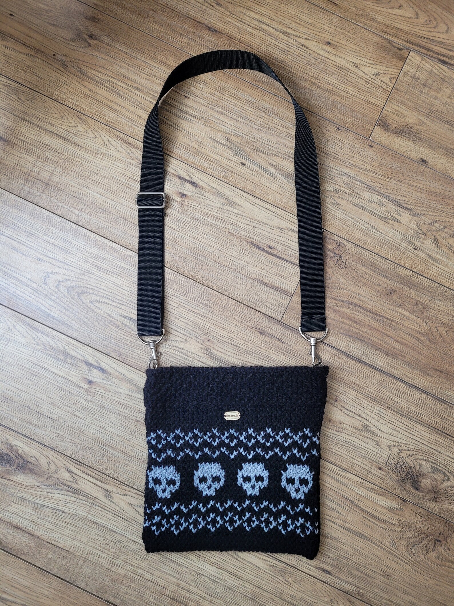 Skull Purse - Loom Knit PATTERN 3/8" Gauge Loom - Etsy