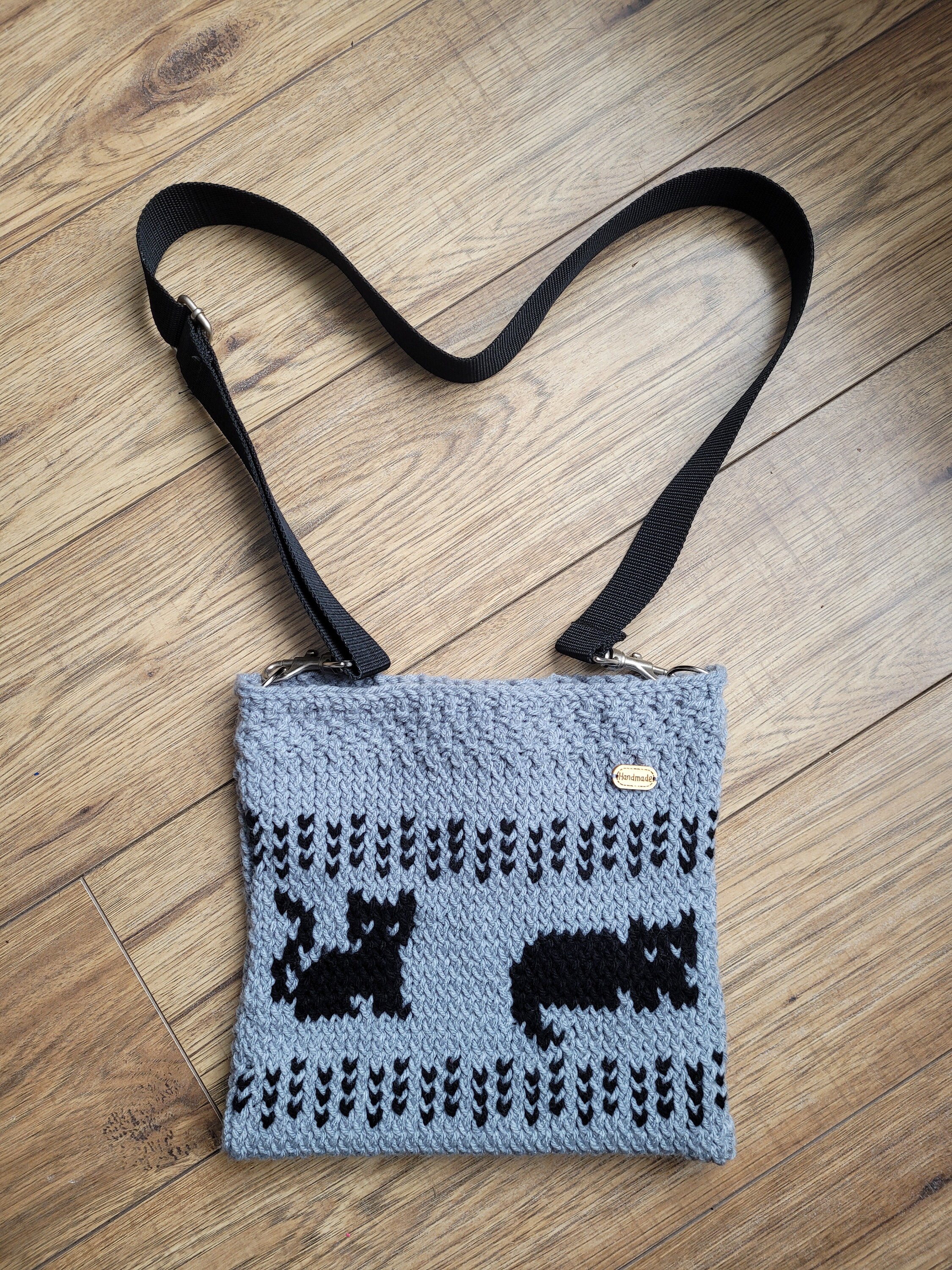 Cat Purse Loom Knit PATTERN Small Gauge Loom DIGITAL - Etsy
