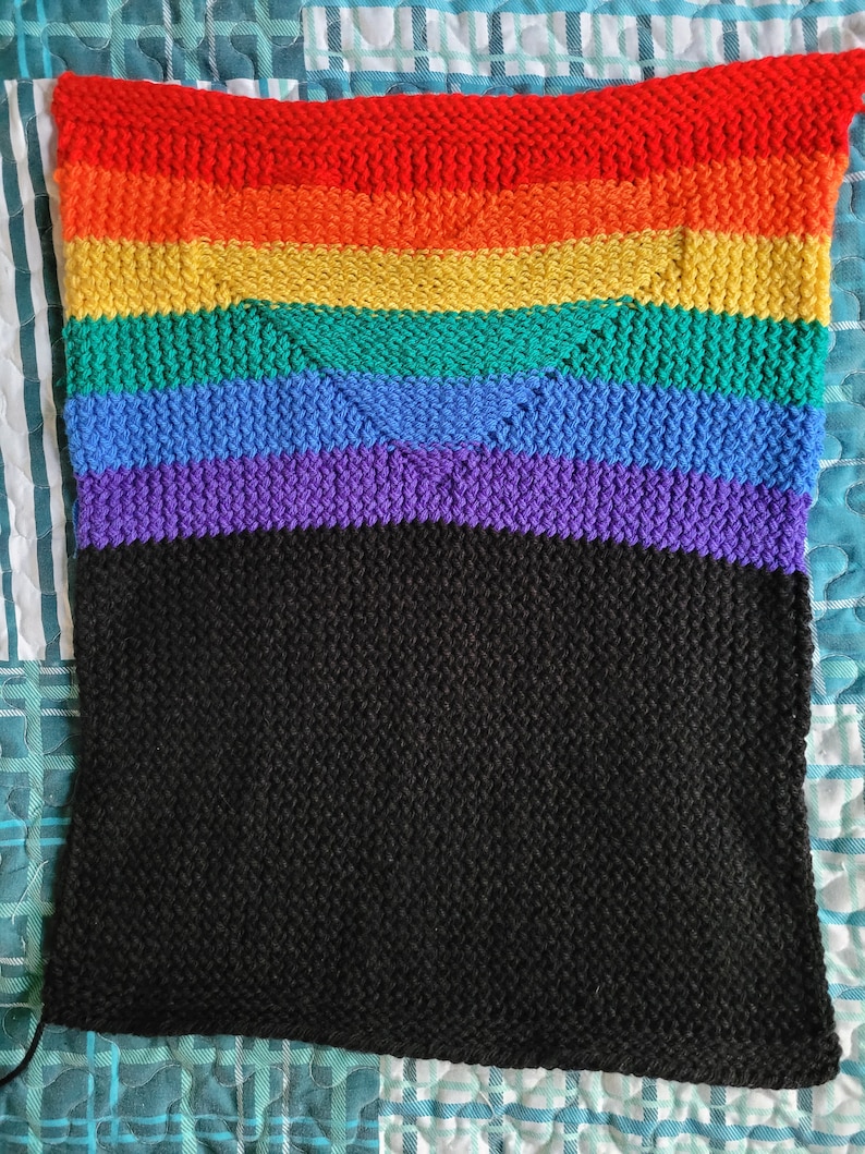 Rainbow Purse Loom Knit Pattern W/ Cross Body Strap - Etsy