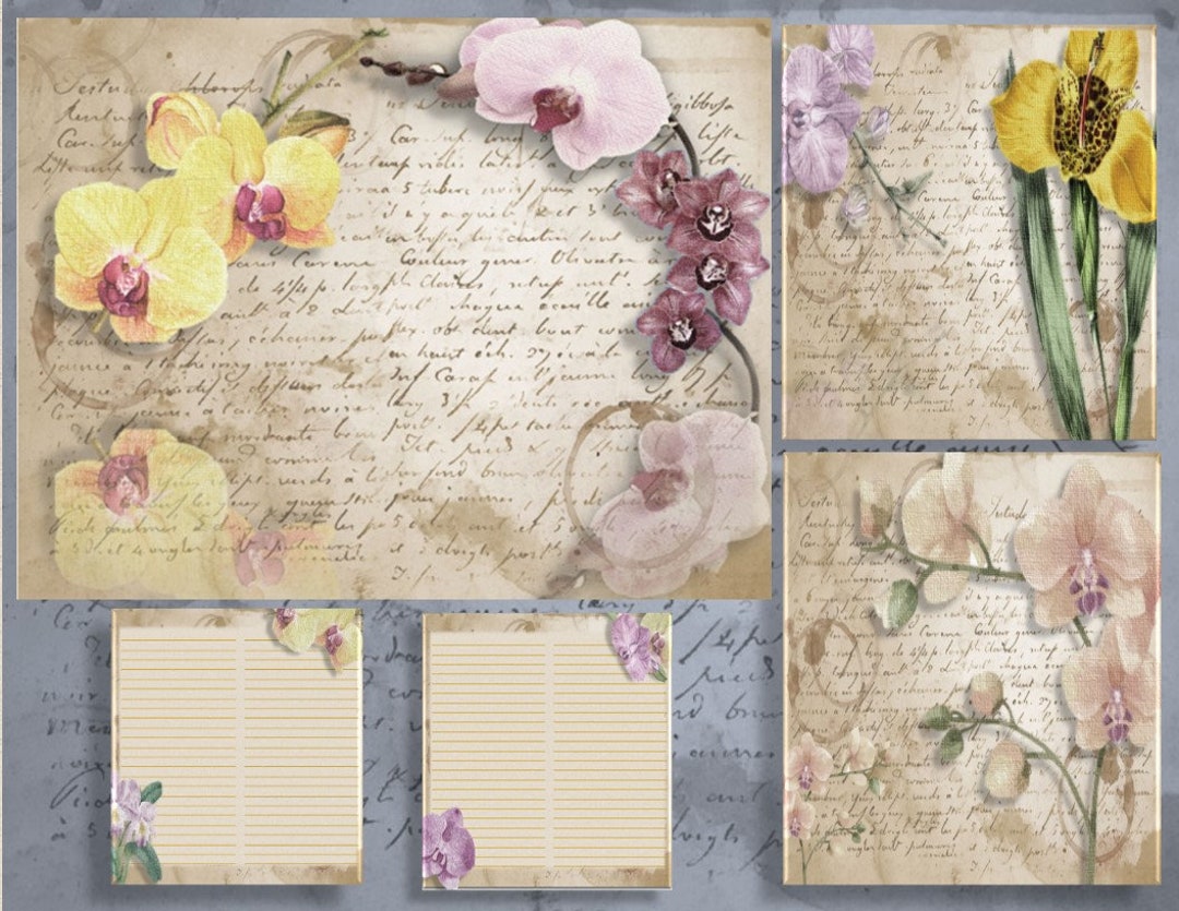 Digital Printable Junk Journal - Vintage Digital Paper Download ...