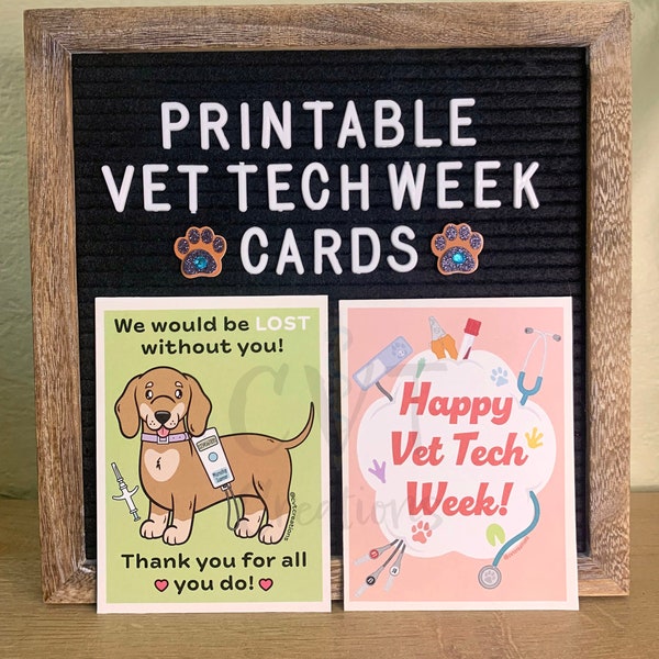 Vet Tech Week - Etsy