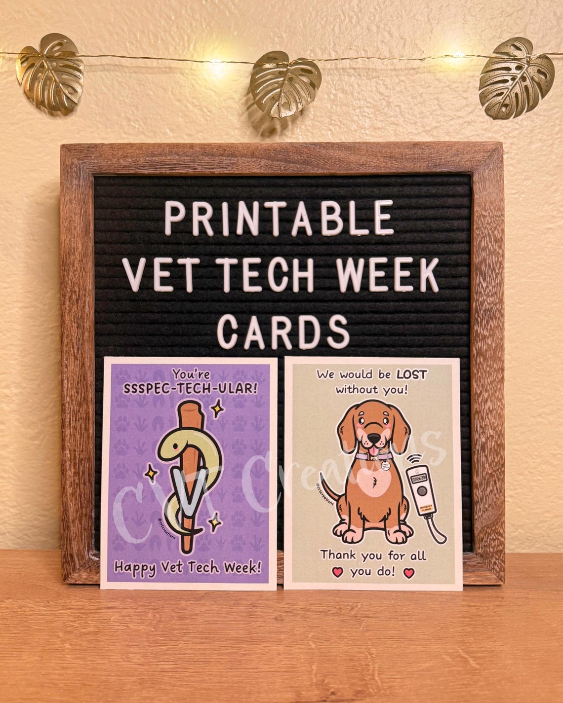 Vet Tech Week Cards (8 DIGITAL 4x5.25 Postcards) - Etsy