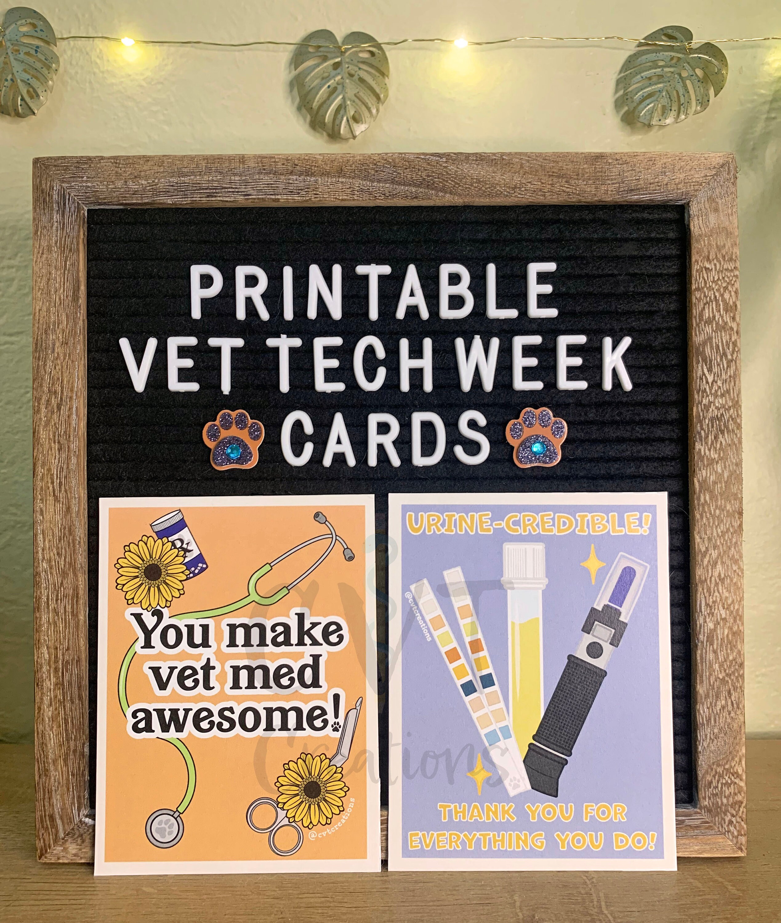 Vet Tech Week Cards 8 DIGITAL 4x5.25 Postcards - Etsy