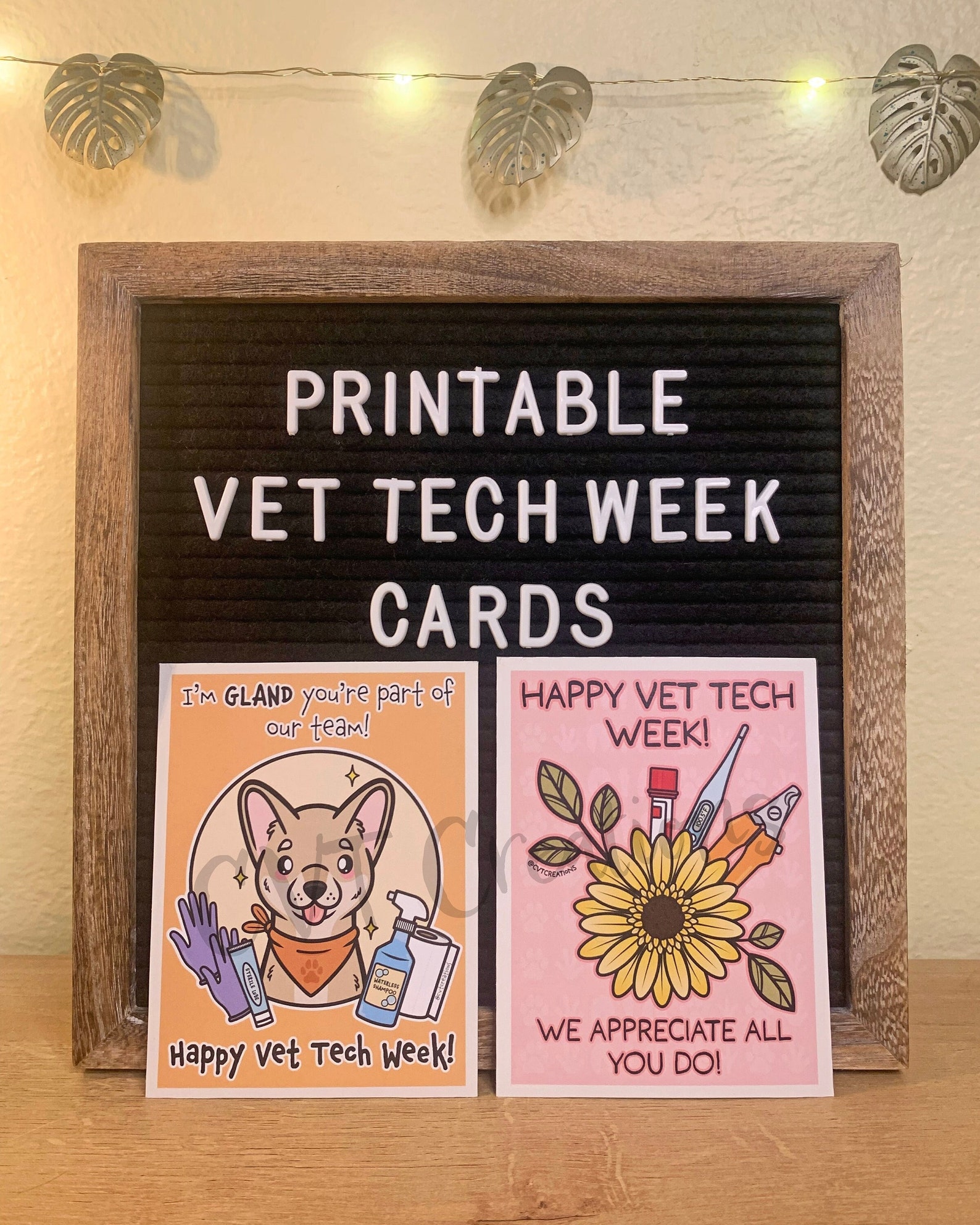 Vet Tech Week Cards (8 DIGITAL 4x5.25 Postcards) - Etsy