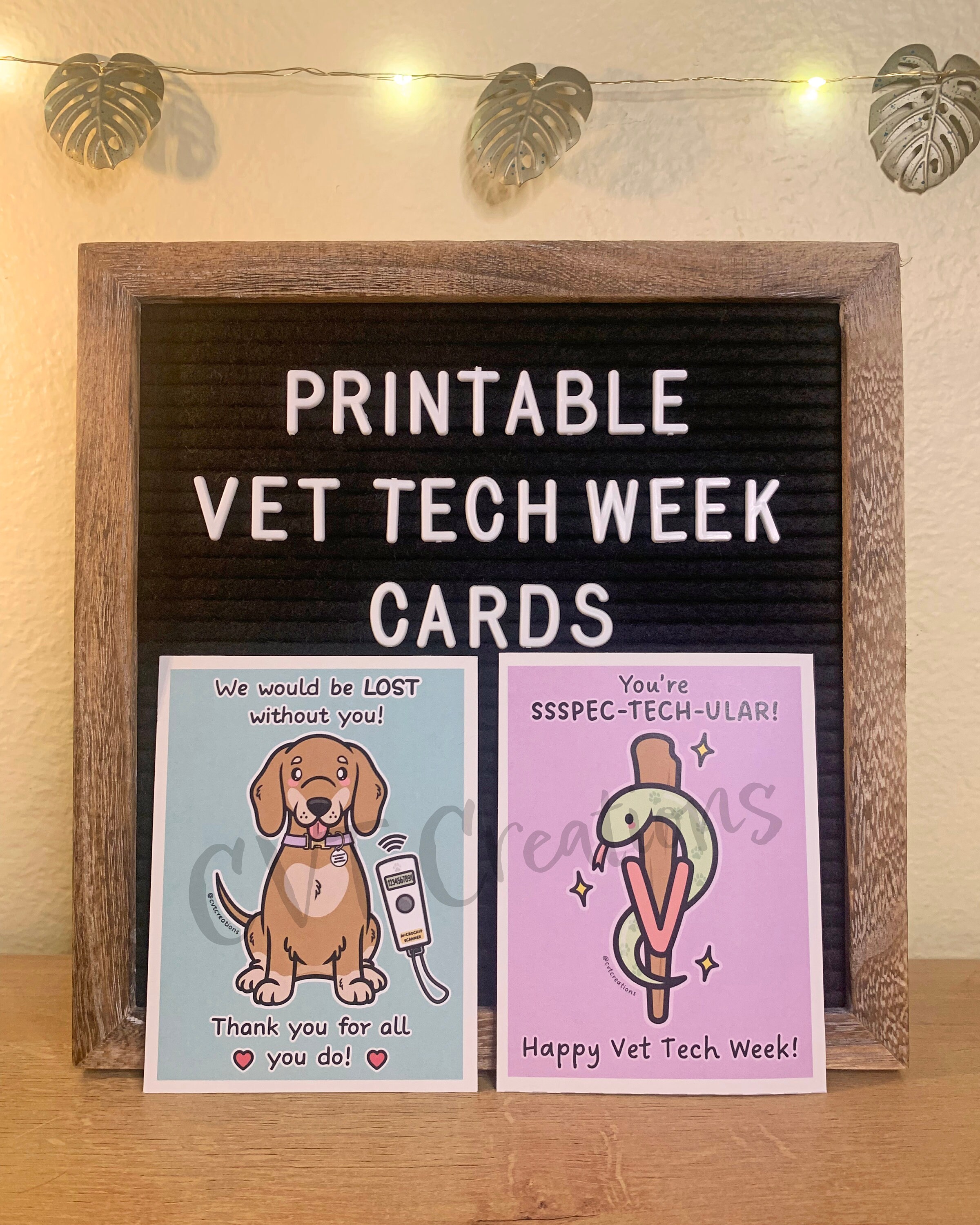 Vet Tech Week Cards (8 DIGITAL 4x5.25 Postcards) - Etsy