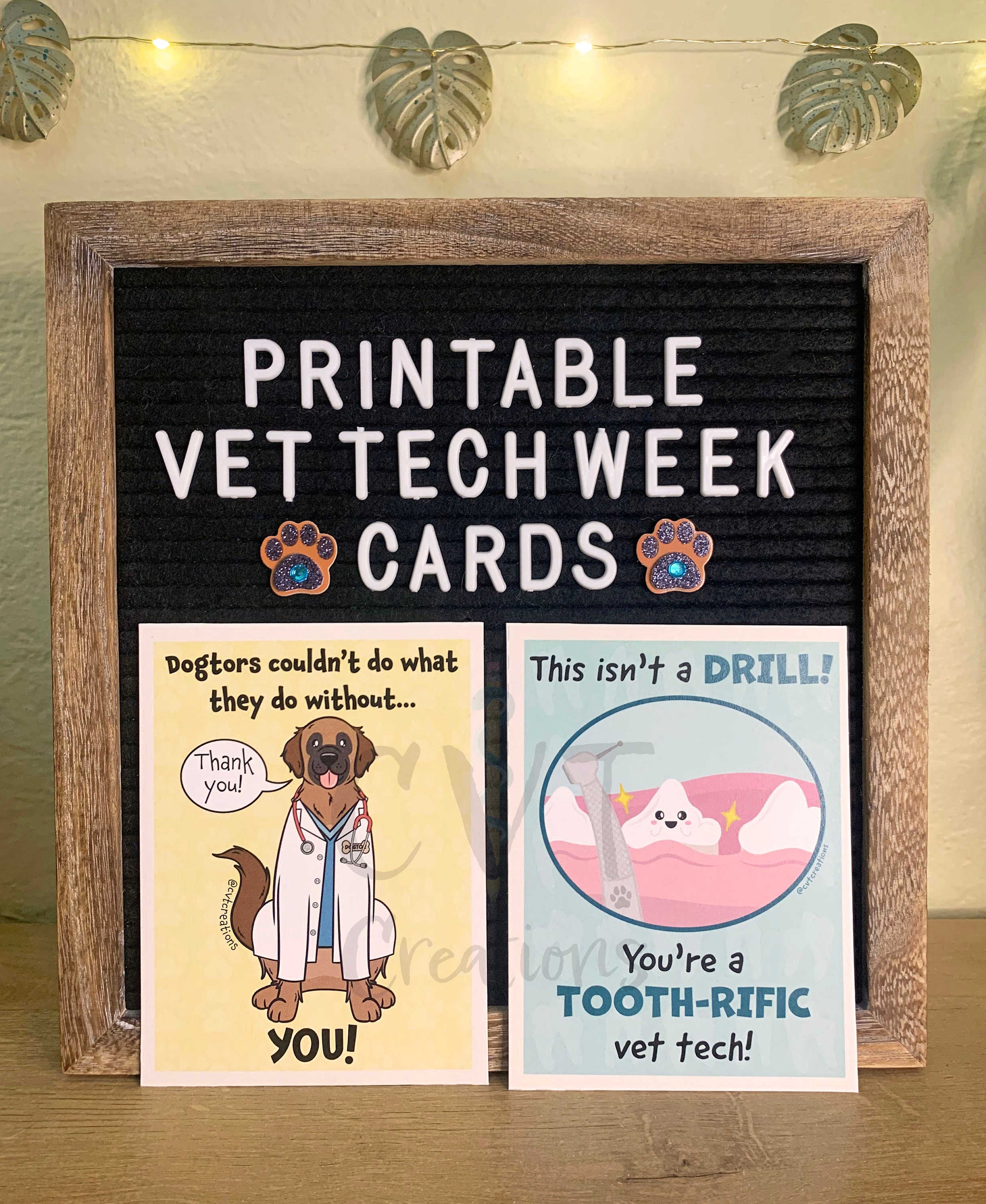 Vet Tech Week Cards 8 DIGITAL 4x5.25 Postcards - Etsy