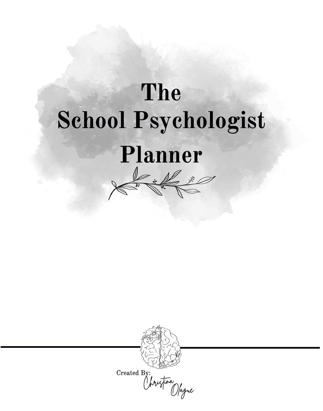 School Psychologist Planner - Etsy