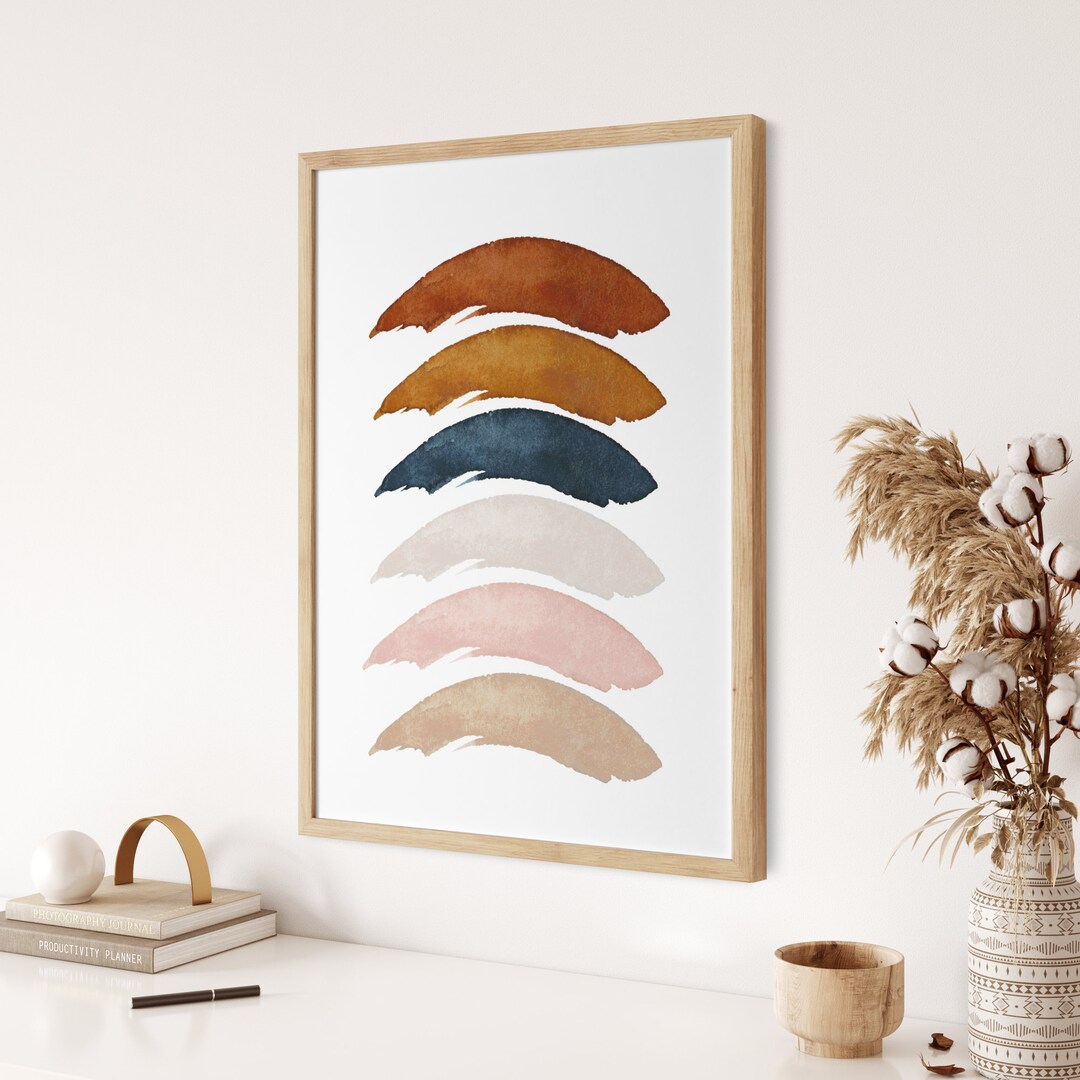 Rainbow Printable, Boho Rainbow Decor, Neutral Nursery, Printable Wall ...