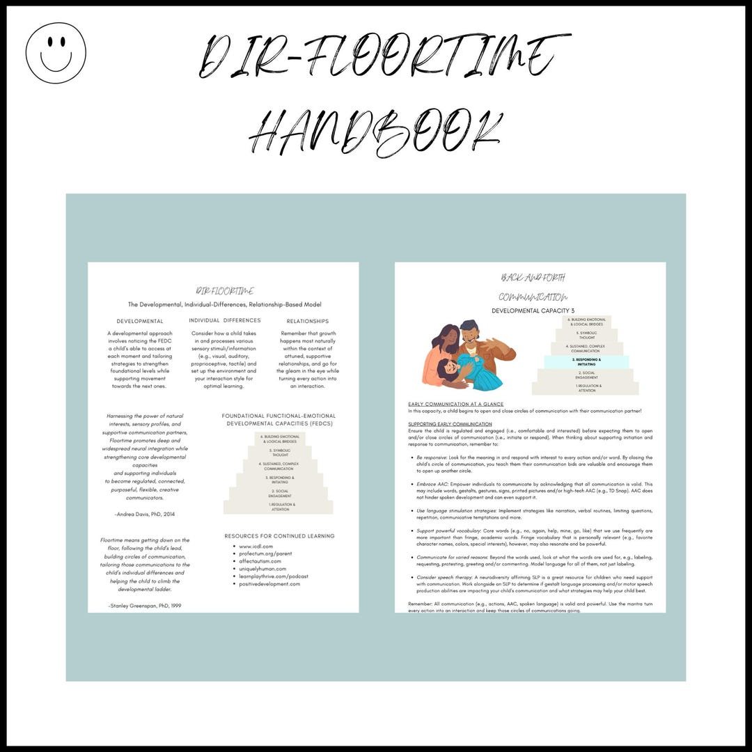 Intro to Dir-floortime (neurodiversity Affirming Therapy, Autism) - Etsy